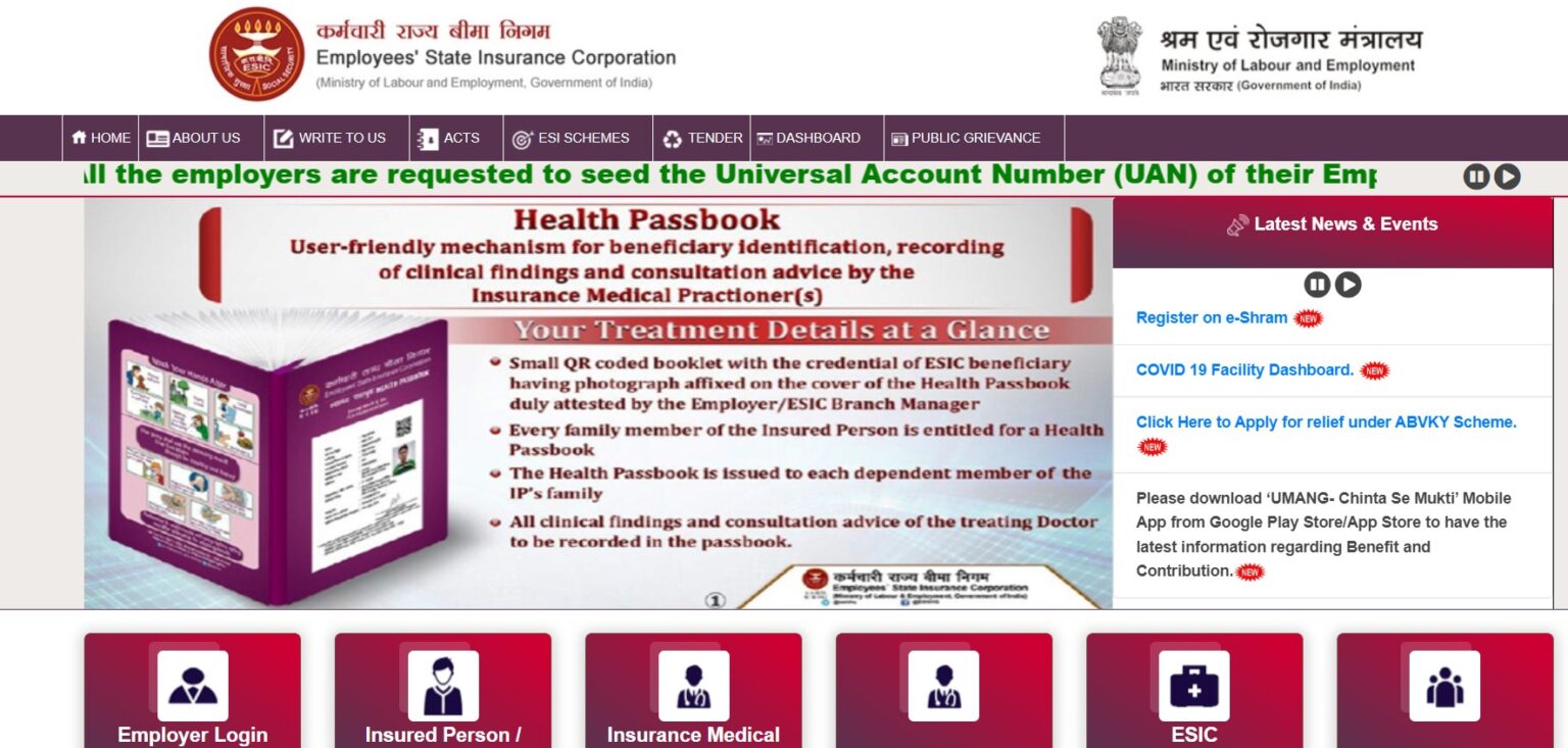 A Guide to the ESIC Employer Login & Online Registration Process